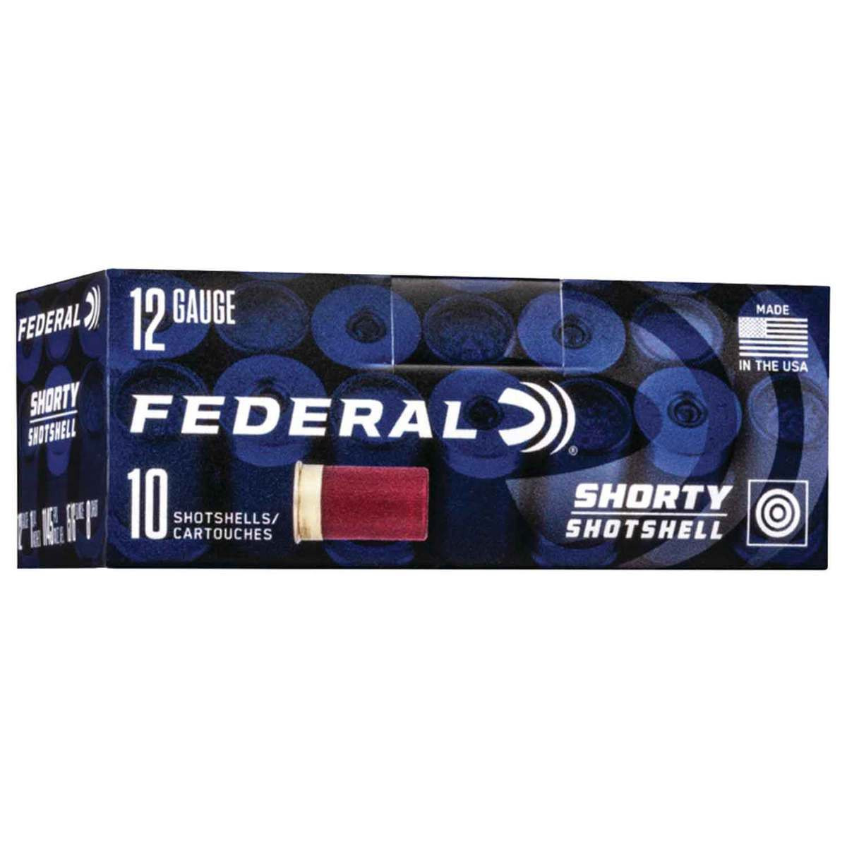 Federal Shorty / Mini Shell 12 Gauge 1.75" 15/16oz #8 Shot 1145 FPS 10/Box