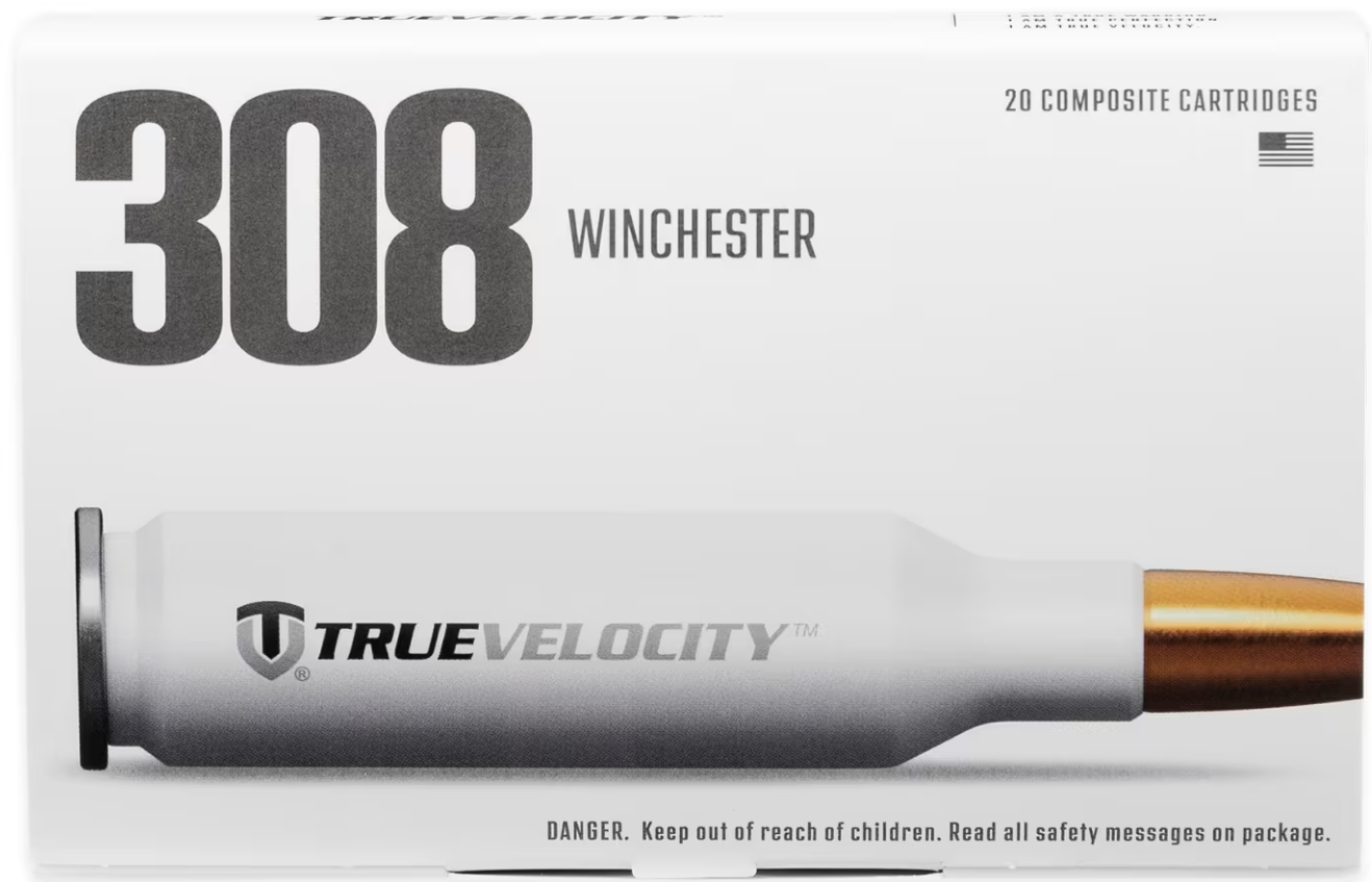 True Velocity Ammo 308 Win 168gr BTHP Match Ammo 2650 FPS 20/Box