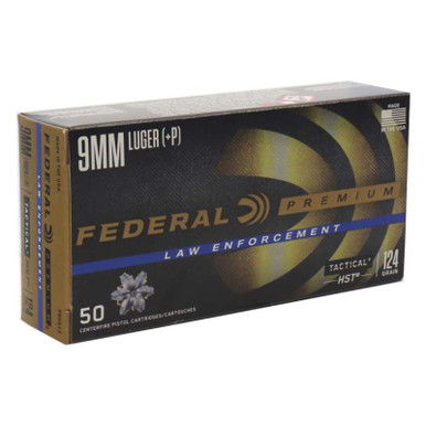 Federal Premium Personal Protection Ammo 9mm +P 124gr HST JHP 1200 FPS ...