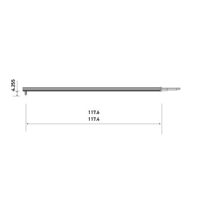 120mm 60° x R2um Stylus