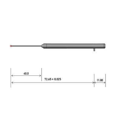 100mm 1.5mm Ball Stylus 40mm Reach TM5 Stylus