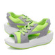 Green multi style design lace up rocker bottom sandal | Free Shipping ...
