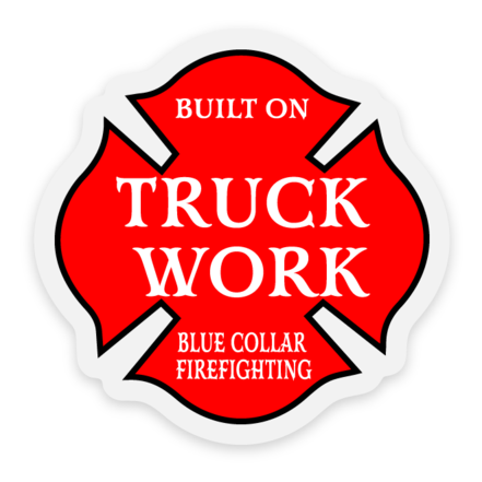 Blue Collar Firefighting Stickers