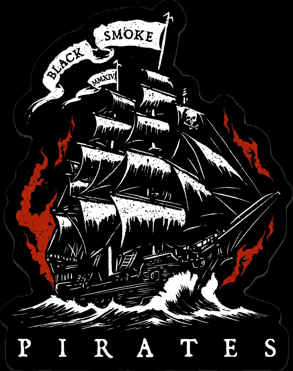 Black Smoke Stickers