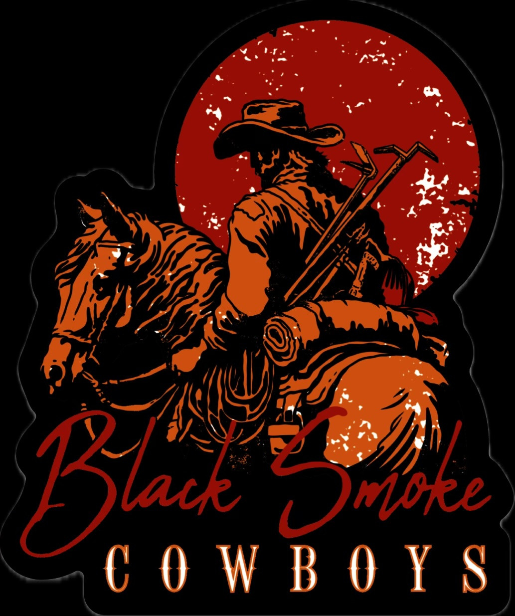 Black Smoke Stickers