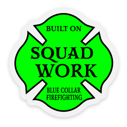 Blue Collar Firefighting Stickers