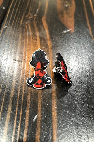 Firefighter Fearless Buddy Pin