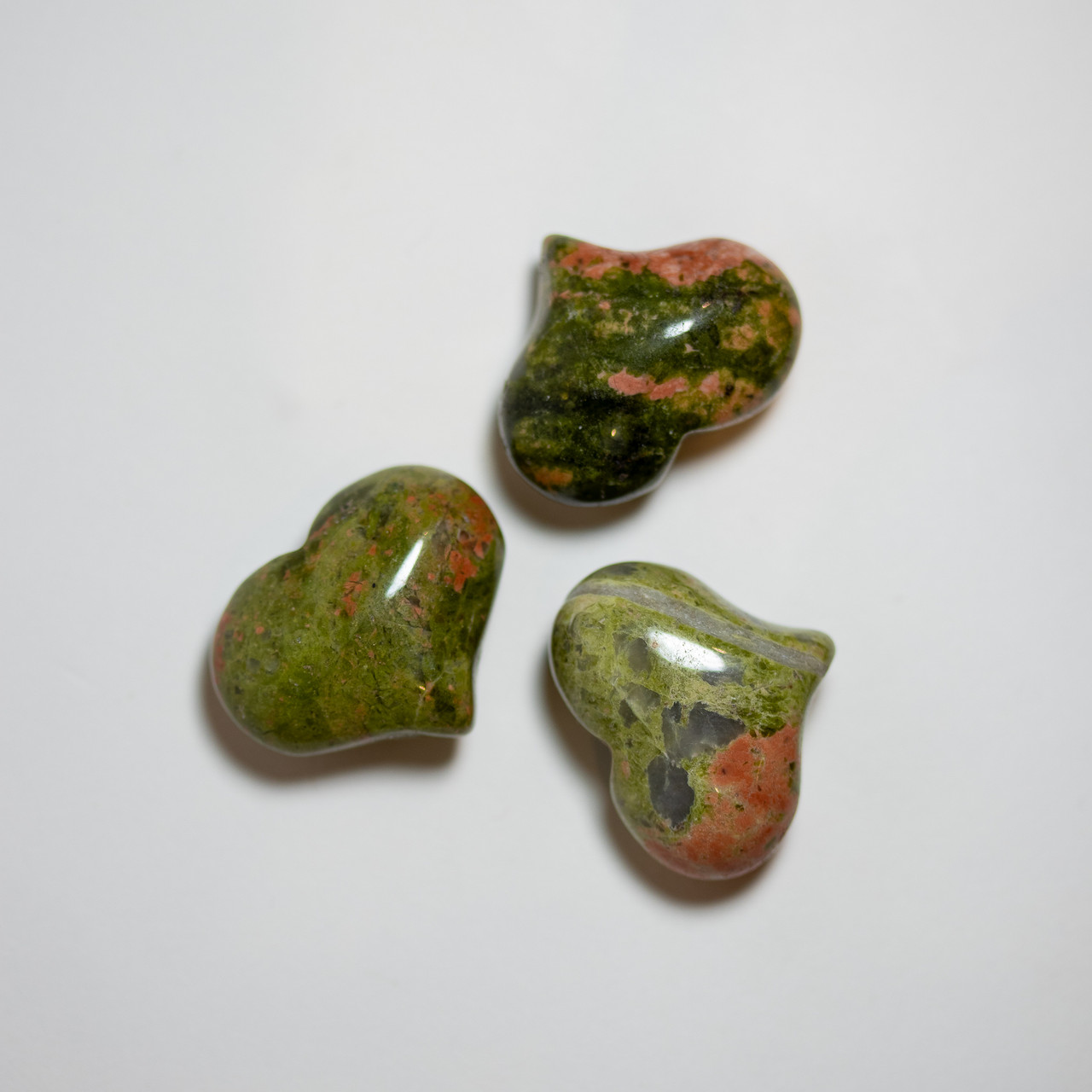 Unakite Jasper Heart | Evolution Store