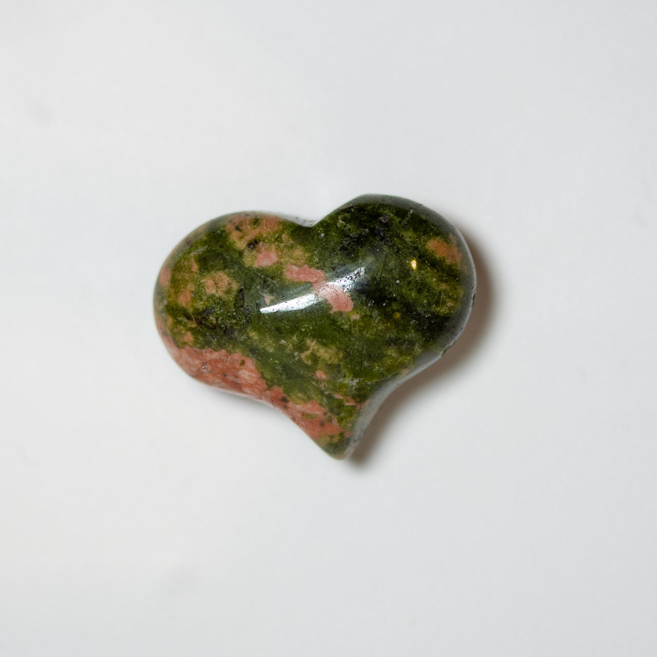 Unakite Jasper Heart | Evolution Store