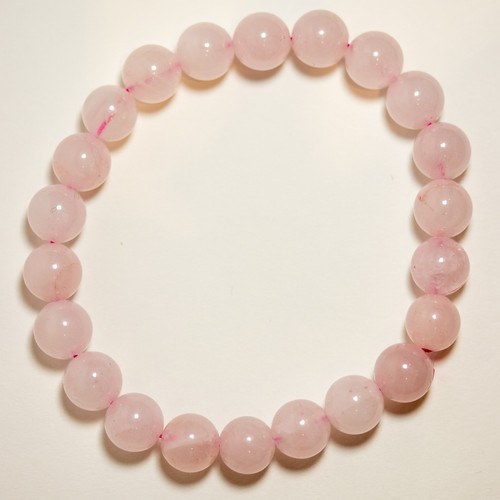 Rose Quartz Beaded Bracelet | Evolution Store