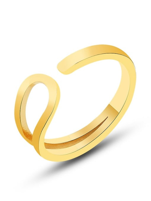 Looped Ring: Gold Or Silver - Nissa Jewelry