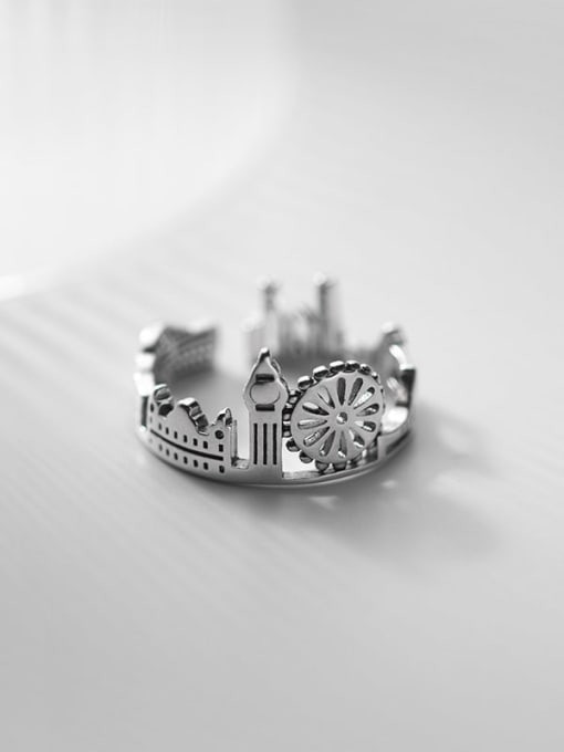 Sterling London Skyline Ring - Nissa Jewelry