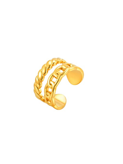 Layered Chain Ring - Nissa Jewelry