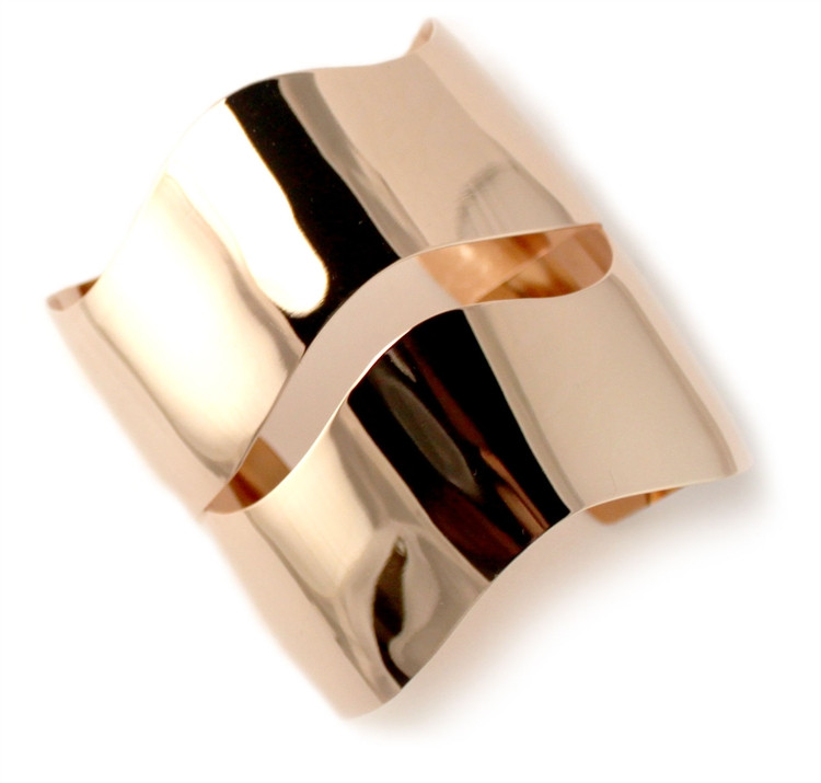 Wave Parallel Cuff - more colors - Nissa Jewelry