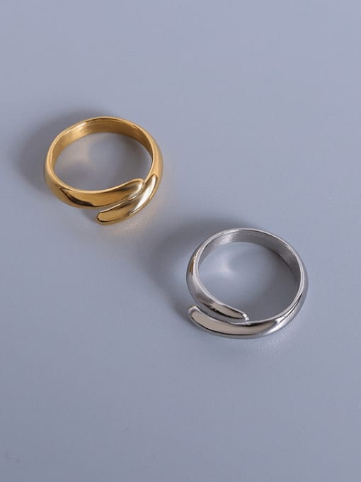 *Waterproof* Smooth Wrapped Ring: Gold Or Silver - Nissa Jewelry