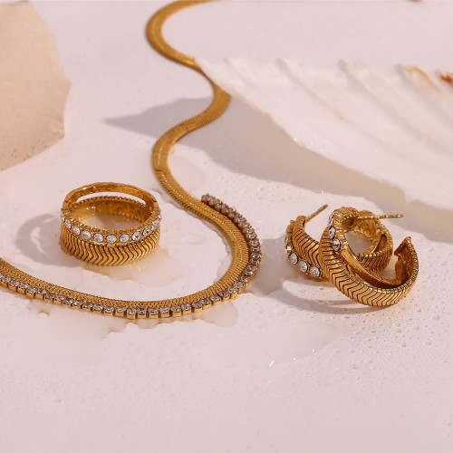 Gilded Glam Ring: Seen on Jaylen Barron! - Nissa Jewelry