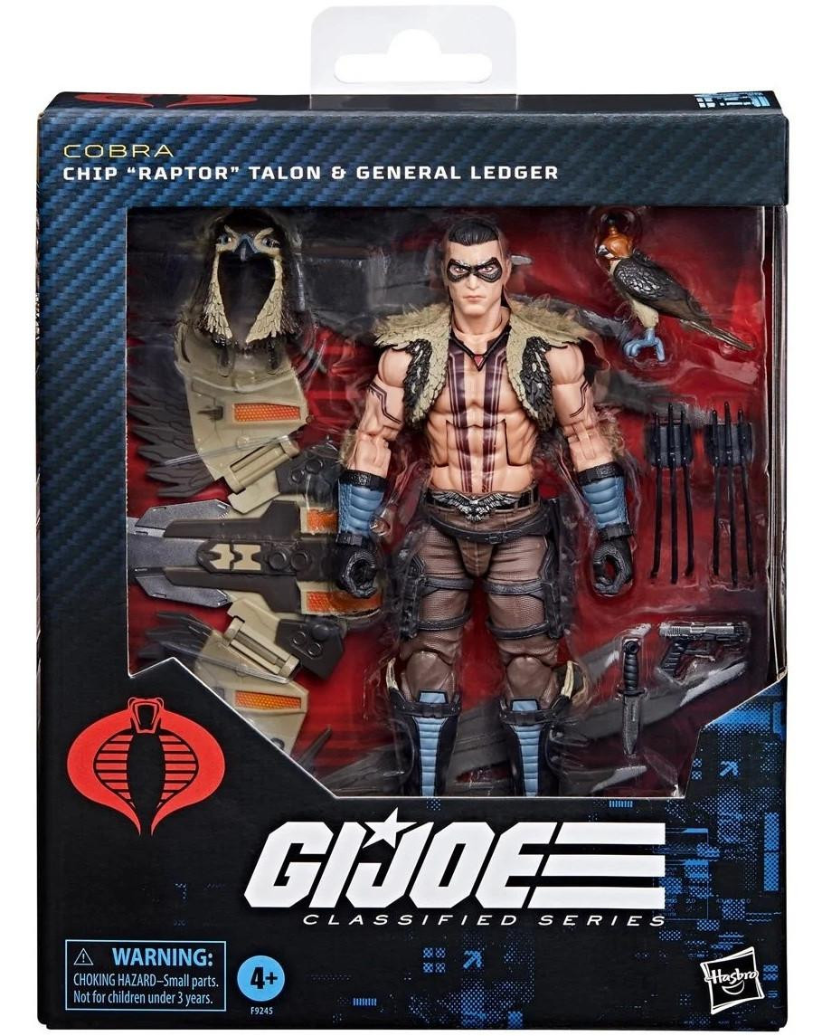 Hasbro G.I. Joe Classified Series Chip Raptor Talon and General Ledger ...