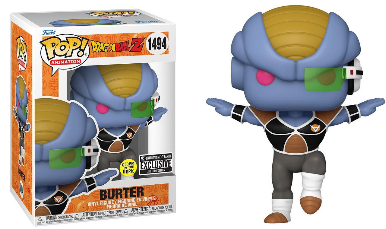 Funko Pop Animatio Dragon Ball Z 1494 Burder Glow In The Dark Entertainment Earth Exclusive