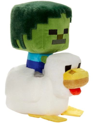Mattel A Minecraft Movie Chicken Jockey 8" Plush