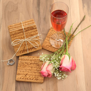Cheers Coaster Set - CuttingBoards.net