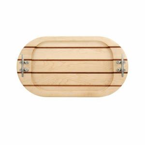 Small Oval Maple Serving Tray - CuttingBoards.net