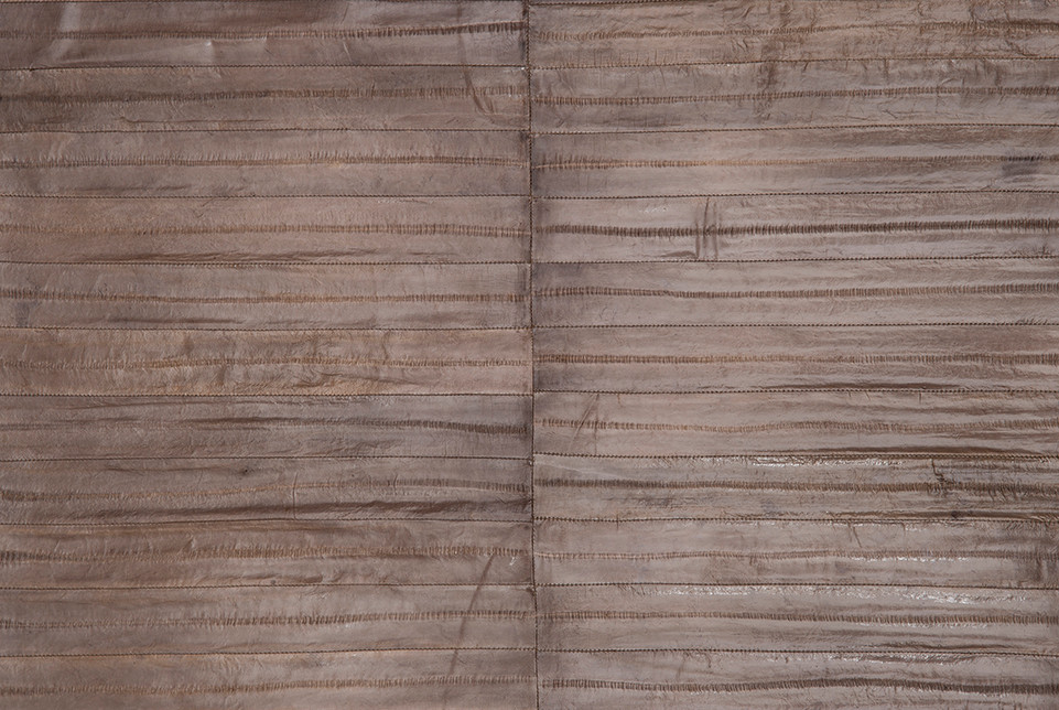Eel Skin Panel Glazed Sepia