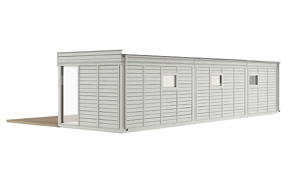 Glamping Cube 42m² L Shape