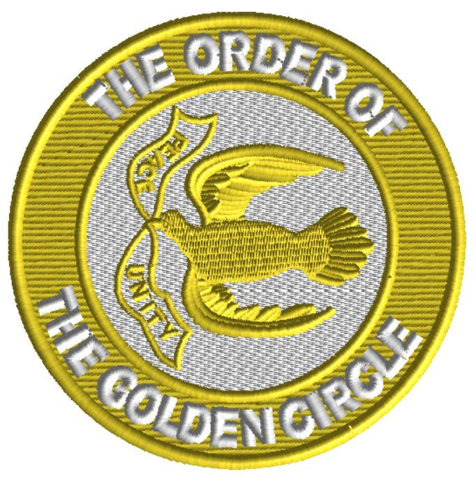 Embroidery Patch - Order of the Golden Circle - Jordan Concepts LLC
