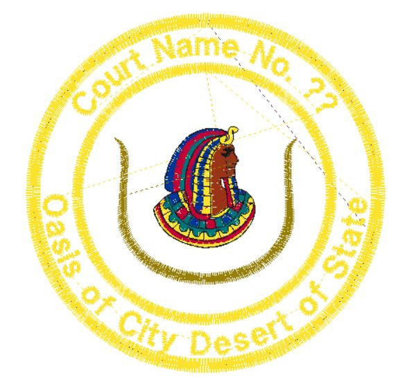 Embroidery Patch - DOI Custom Circle - Jordan Concepts LLC