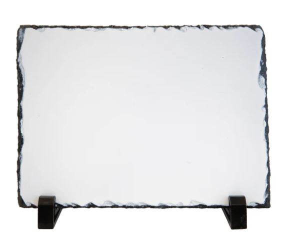 Sub - Shapes Assortment Photo Slate Tile With Stand - Jordan Concepts LLC