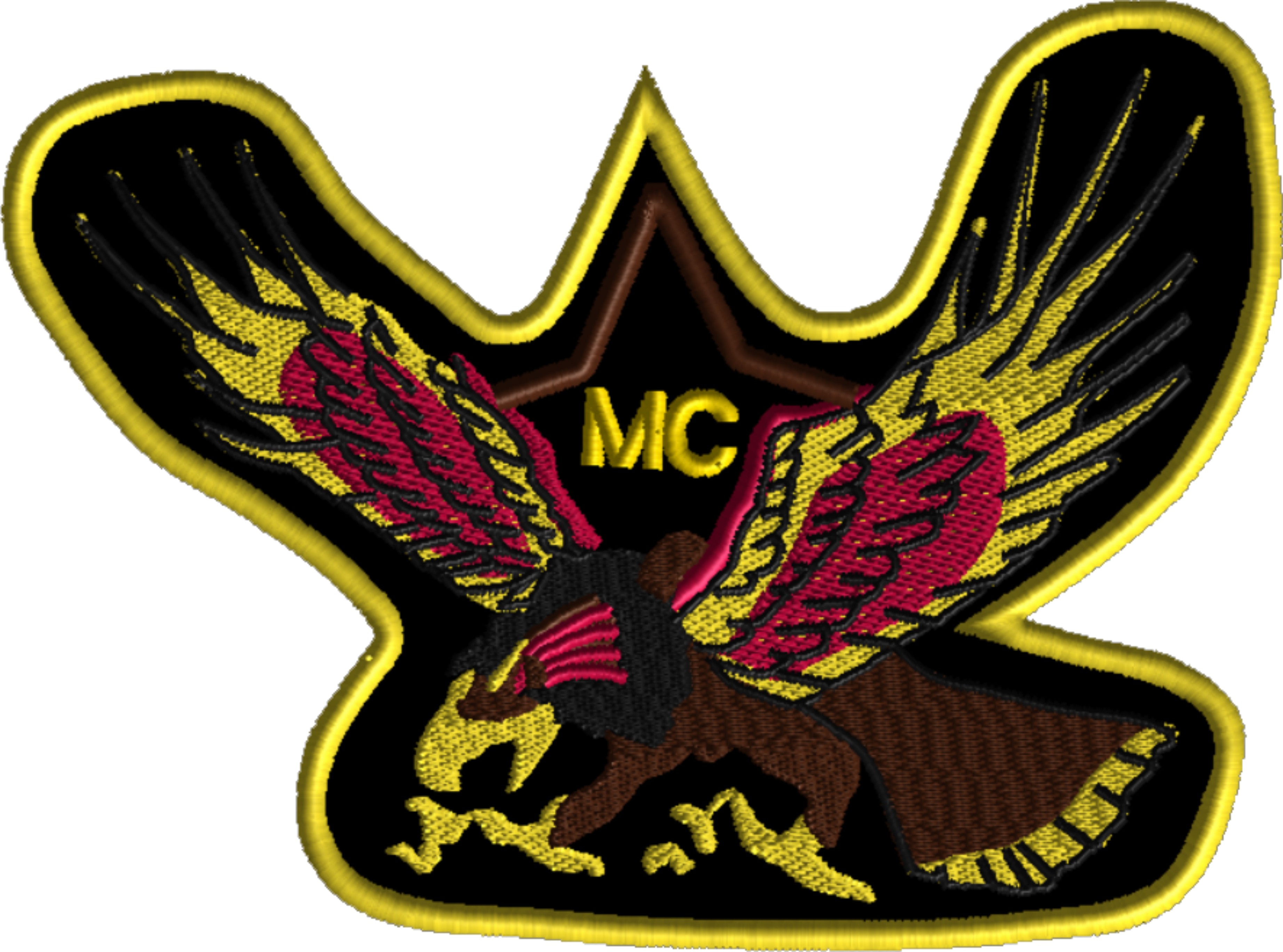 Embroidery Patch - MC Middle Rocker - Jordan Concepts LLC