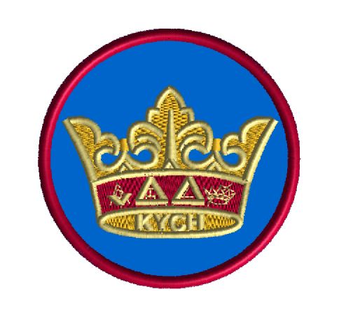 Embroidery Patch - Masonic York Rites KYCH Crown Patch - Jordan ...