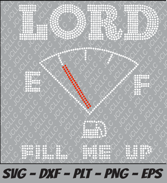 Rhinestone SVG - Lord Fill Me Up - Jordan Concepts LLC