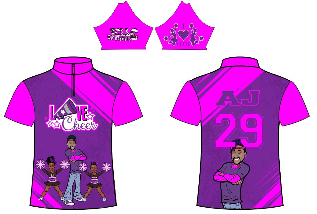 Sub - Cheer Jersey Design 1 - Jordan Concepts LLC