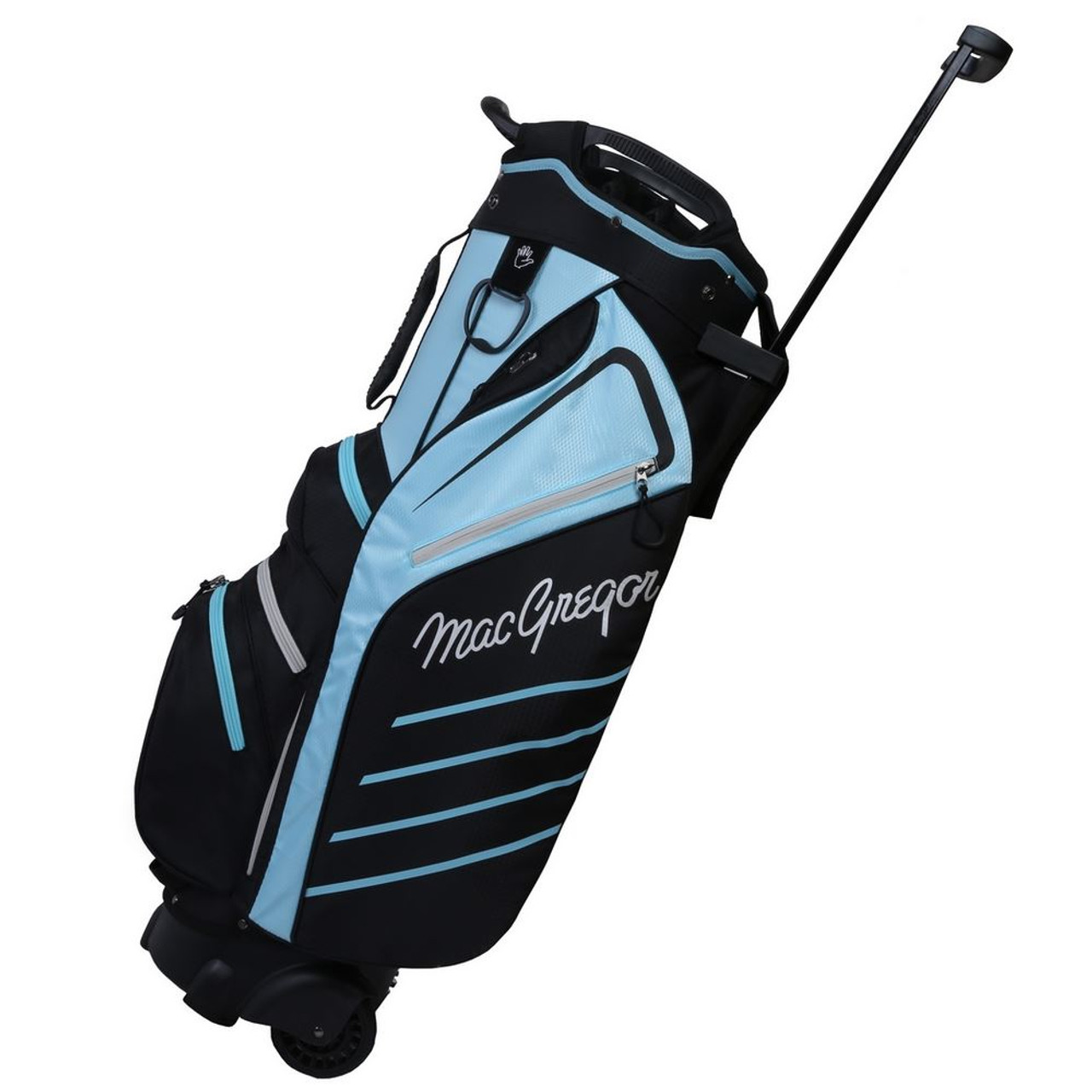 Macgregor Golf Vip Ladies Cart Bag With Built In Wheels Handle 14