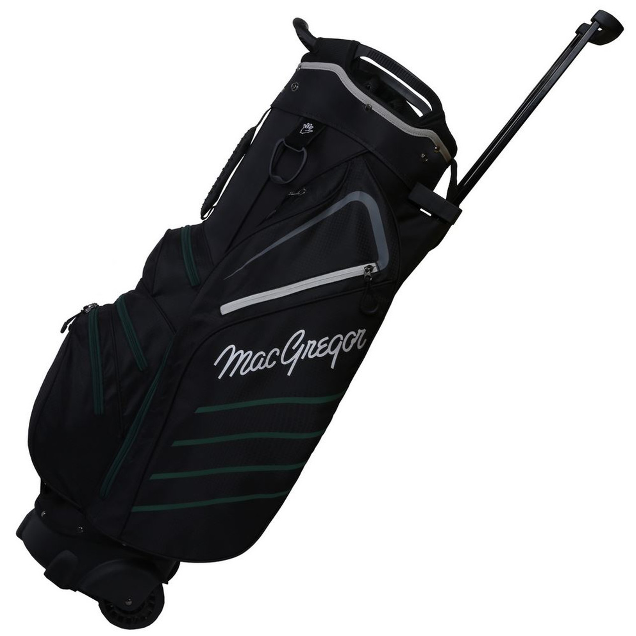 Macgregor Golf Vip Cart Bag With Built In Wheels Handle 14 Way