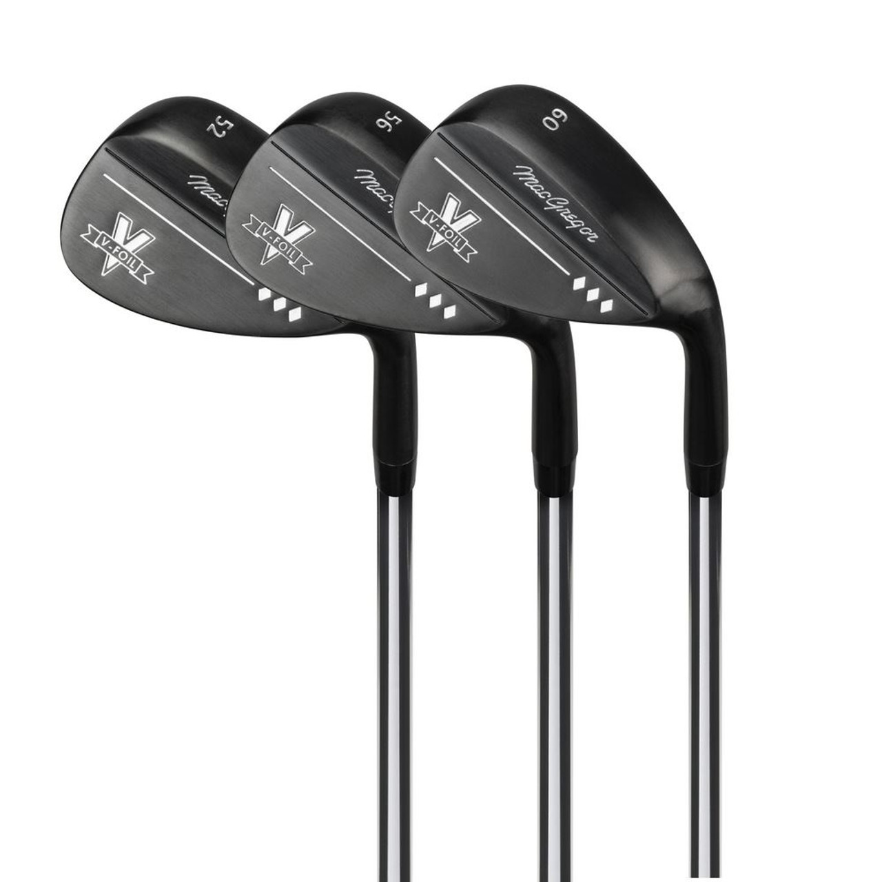 MacGregor Golf V Foil Wedge Set 52-56-60, Satin Black, Mens Right Hand - MacGregor Golf