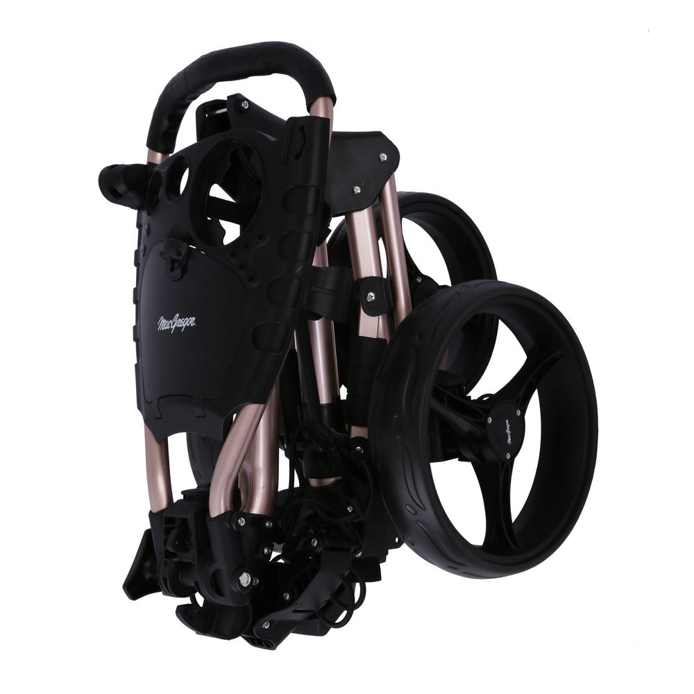 MacGregor Titanium MacTec 3 Wheel Folding Golf Cart with Umbrella ...