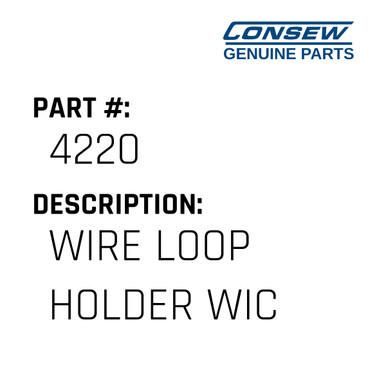 Wire Loop Holder Wic - Consew #4220 - Jacksew Parts Store