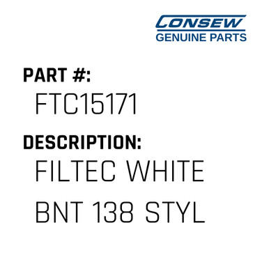 Filtec White Bnt 138 Style M Bobbin - Consew #FTC15171 - Jacksew Parts ...