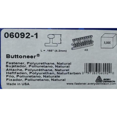 Box(5M) Denn Fastnrs - Avery-Dennison #D06092 - Jacksew Parts Store