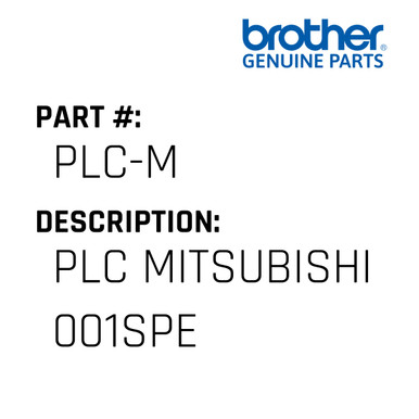 Plc Mitsubishi 001Spe - Brother #PLC-M - Jacksew Parts Store