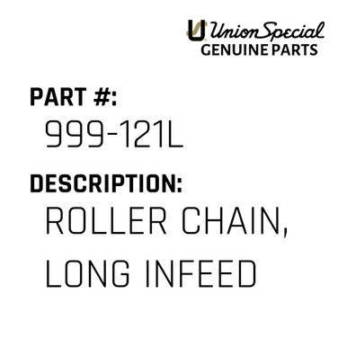 Roller Chain, Long Infeed - Union Special #999-121L - Jacksew Parts Store