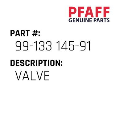 Valve - Pfaff #99-133 145-91 - Jacksew Parts Store