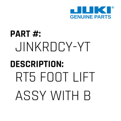 Rt5 Foot Lift Assy With Bracket Connector - Juki #JINKRDCY-YT - Jacksew ...