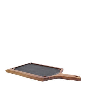 Acacia and Cast Iron Underliner