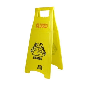 "Closed" Sign Yellow
