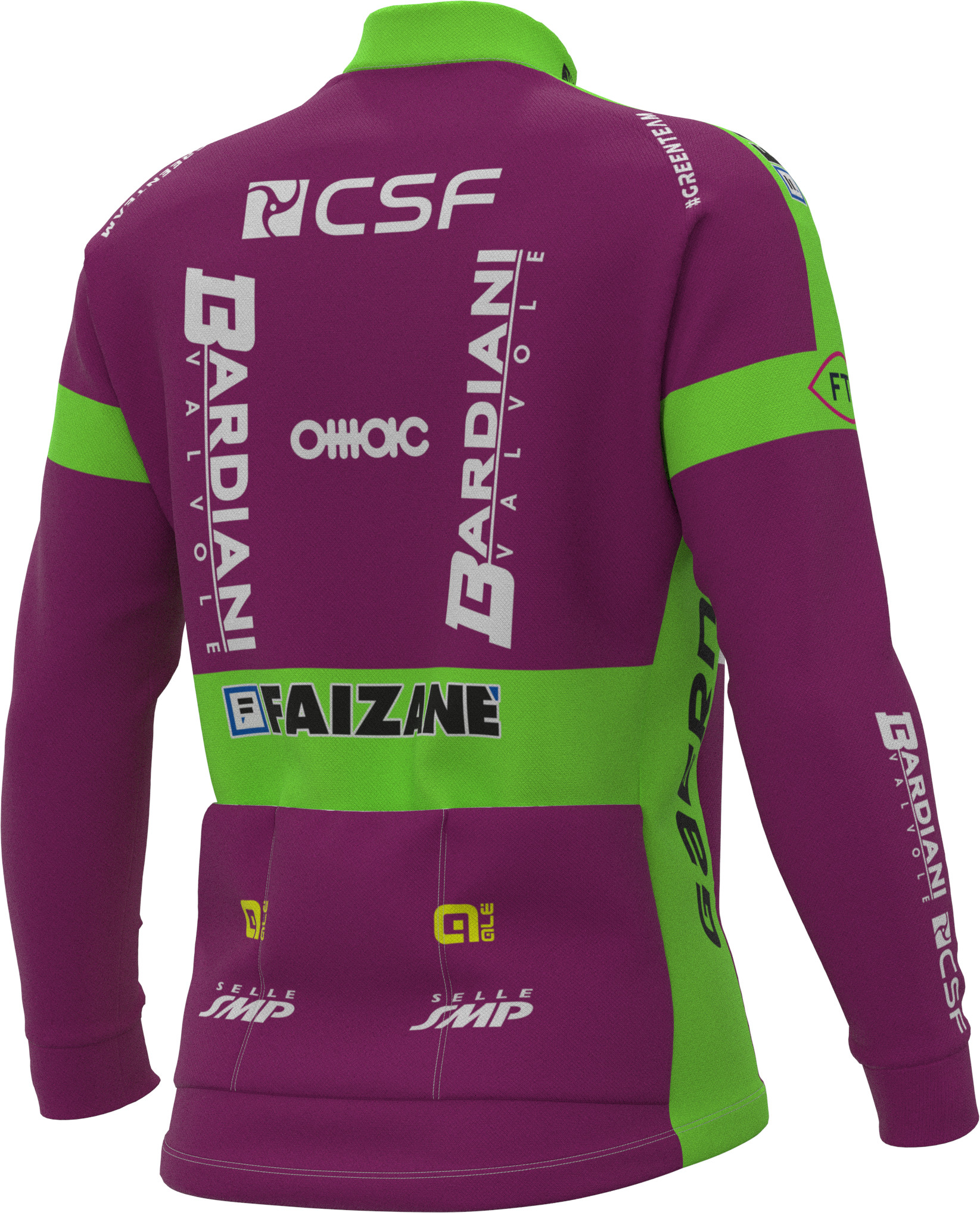 2021 Bardiani CSF Prime Red Long Sleeve Jersey. | Cycling Winter