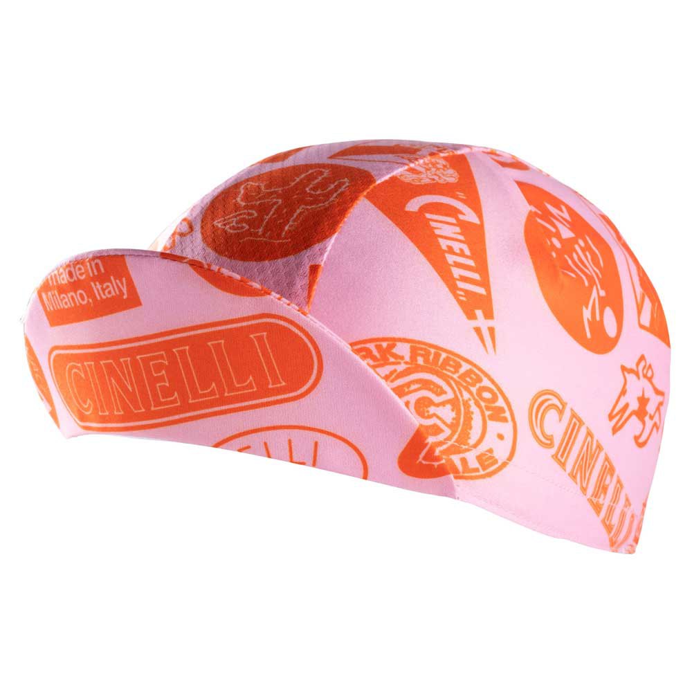 Cinelli Supercorsa Rose Orange Cap Cap| Official Team Cycling Hat