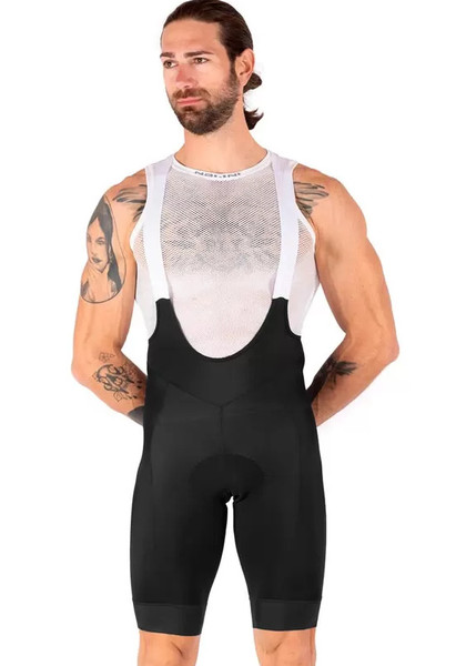 Nalini Zaffiro Black Bib Shorts | Italian Cycling Bibs